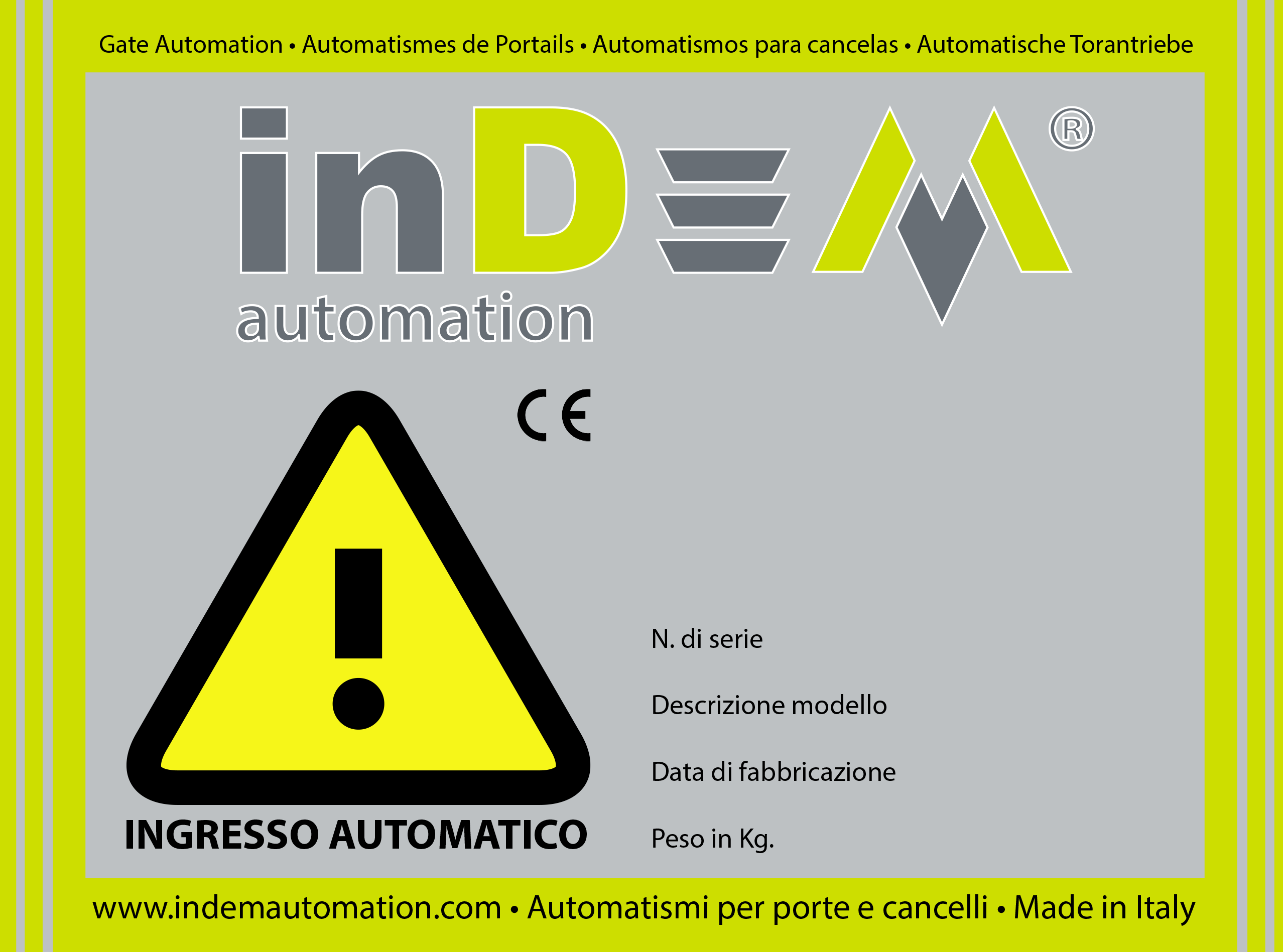 CARTELLO | Indem Automation